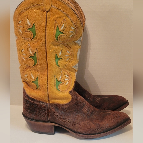 Justin Boots | Shoes | Mens Justin Retro Cowboy Boots | Poshmark